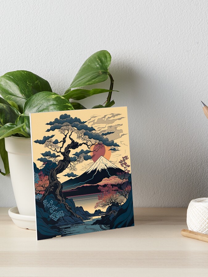 "Japanese Landscape - Inspiration From Ukiyo-e And Katsushika Hokusai ...