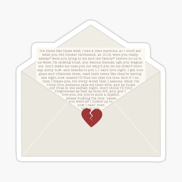 "Emails I Can't Send Sabrina" Sticker for Sale by Evieyin12 | Redbubble