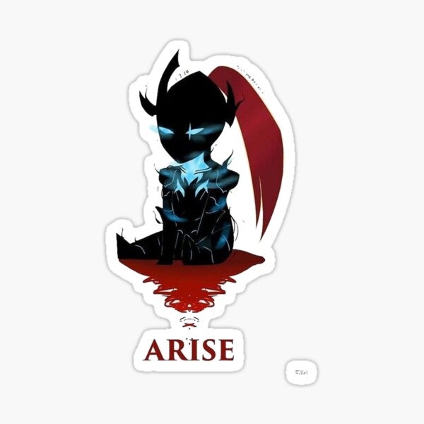 "Na Honjaman Level-Up Solo Leveling Igris " Sticker for Sale by ...