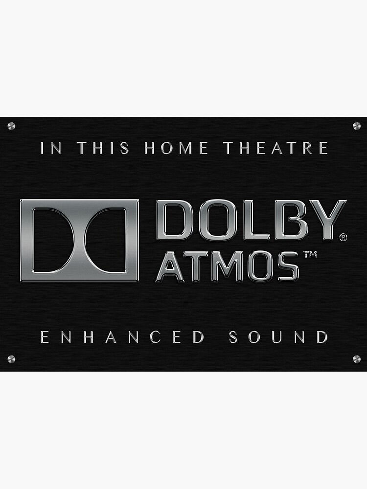 "dolby atmos enhanced sound" Sticker for Sale by jamemetal | Redbubble
