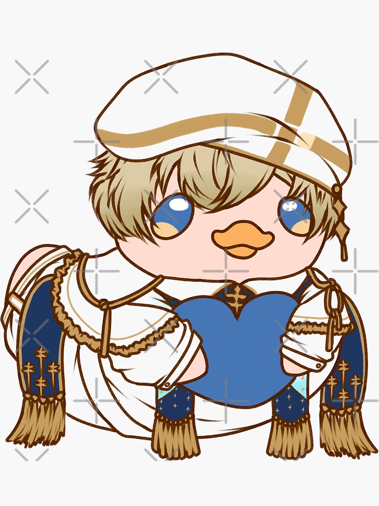 Luke Rubber Duck Sticker For Sale By Sketchy Pique Redbubble