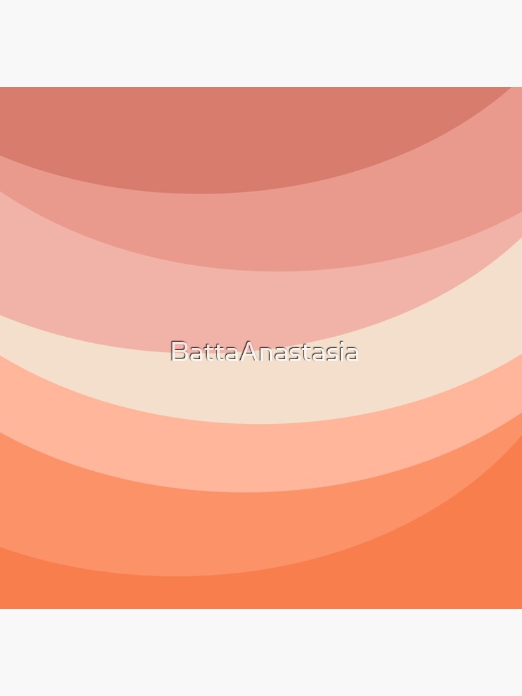 "Colorful retro style curves design" Sticker for Sale by BattaAnastasia ...