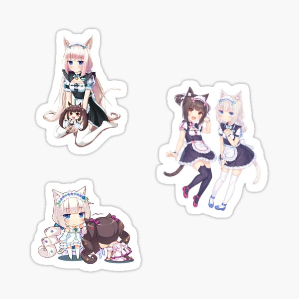 "Vanilla Nekopara pack stickers Pack" Sticker for Sale by youssef-ezz ...