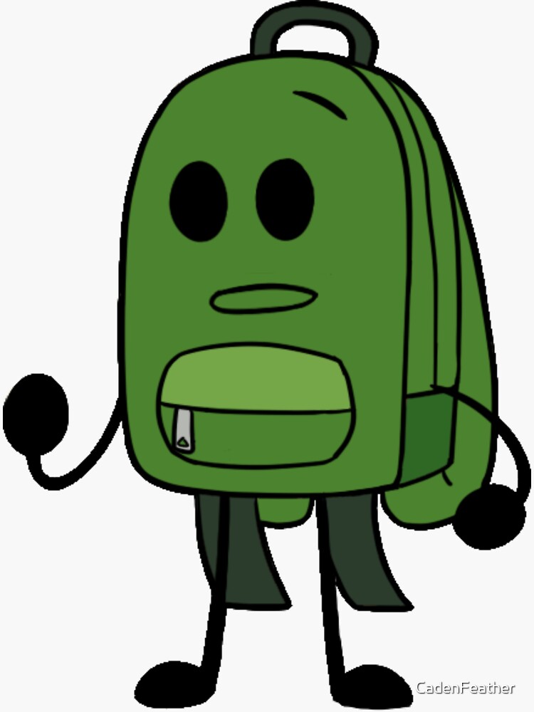 Pegatina «hfjONE, ONEhfj Object Show - Backpack/Liam Plecak Sticker» de ...