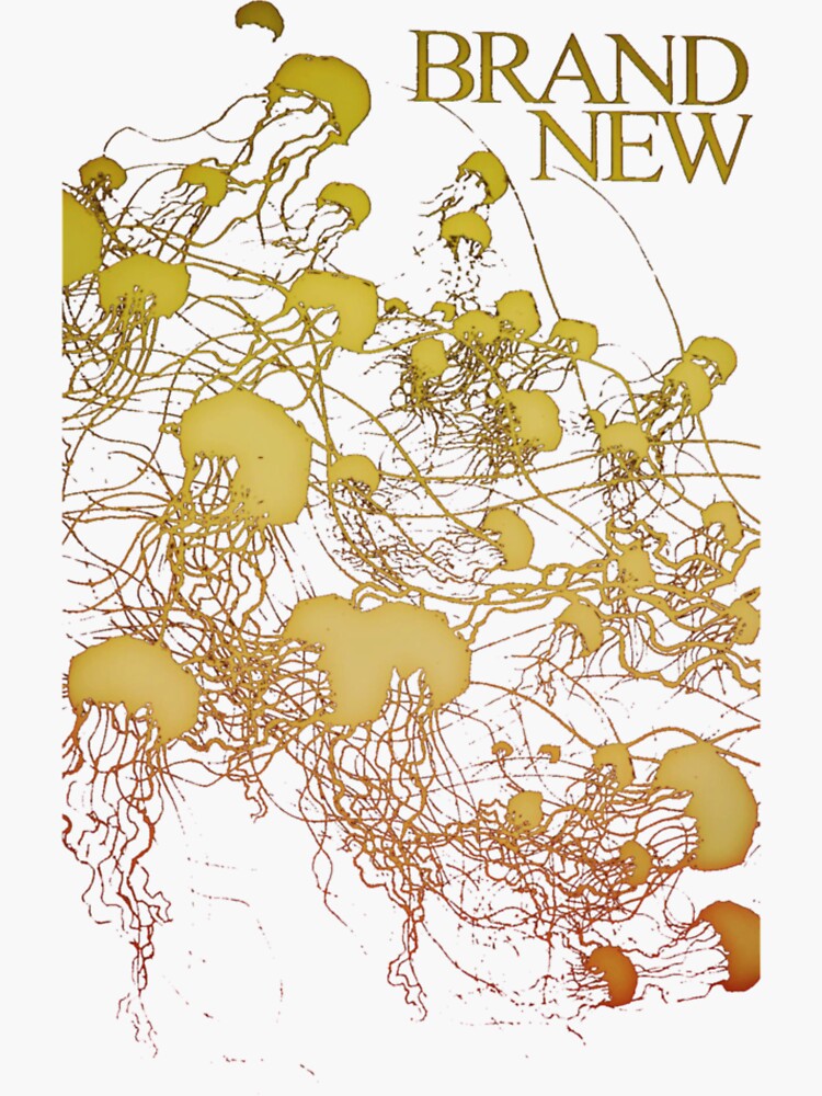 "Brand New Band" Sticker for Sale by gearbut114 | Redbubble