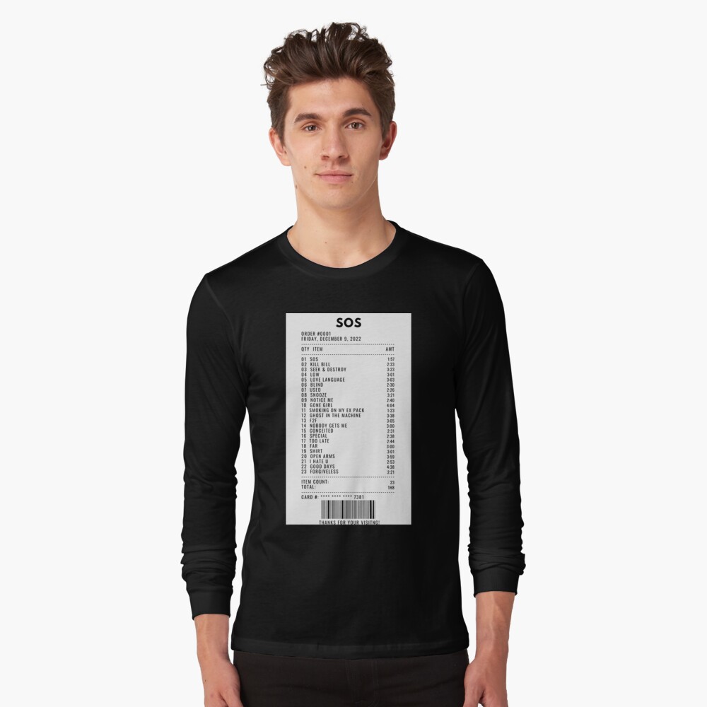 "SOS receipt" Sticker for Sale by 1xstonee-shop | Redbubble