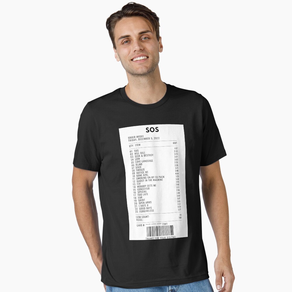 "SOS receipt" Sticker for Sale by 1xstonee-shop | Redbubble