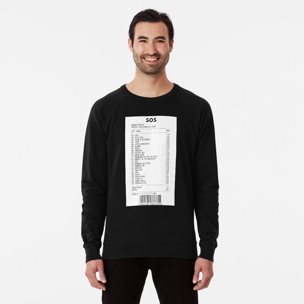 "SOS receipt" Sticker for Sale by 1xstonee-shop | Redbubble