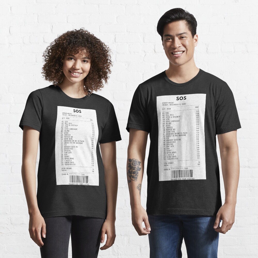 "SOS receipt" Sticker for Sale by 1xstonee-shop | Redbubble