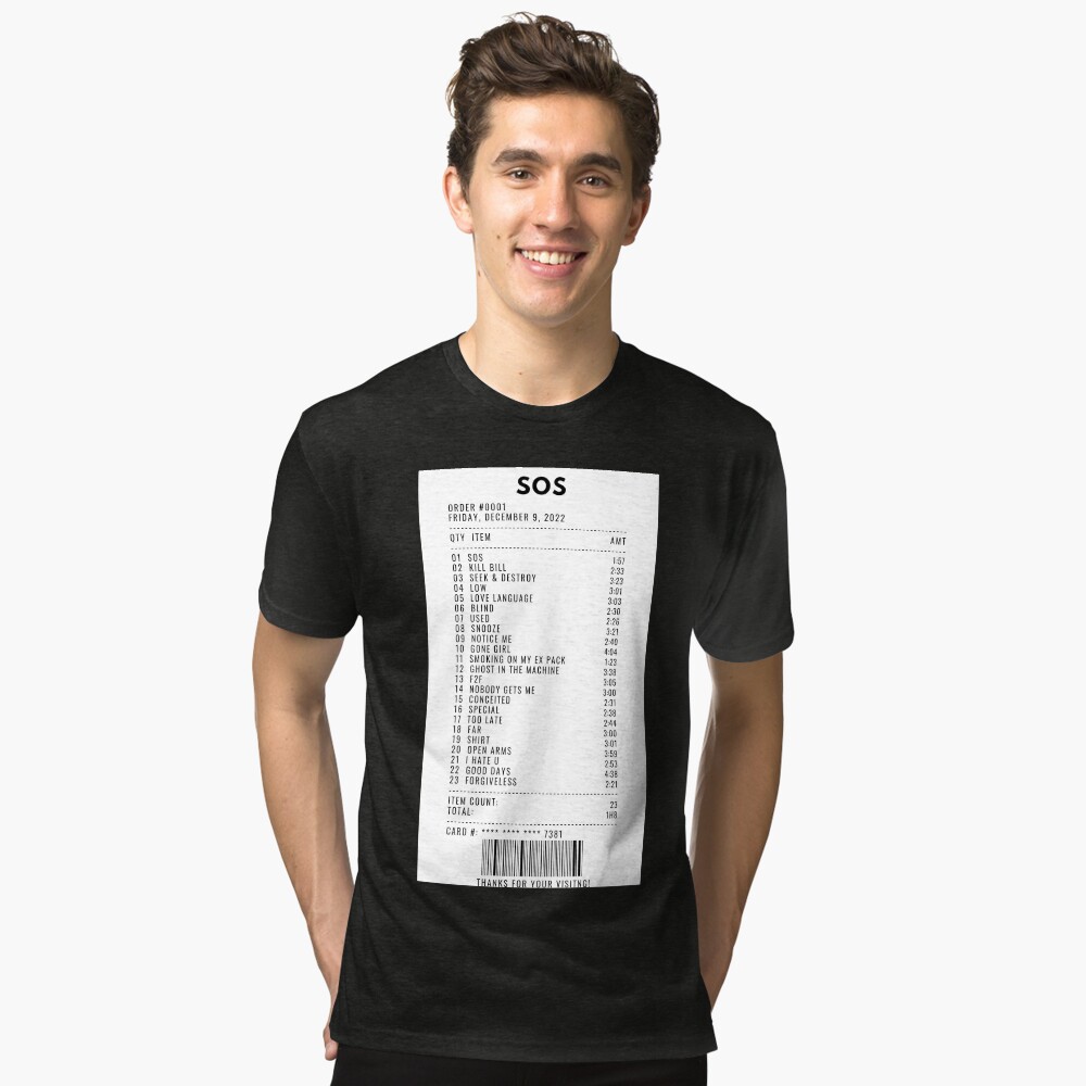 "SOS receipt" Sticker for Sale by 1xstonee-shop | Redbubble