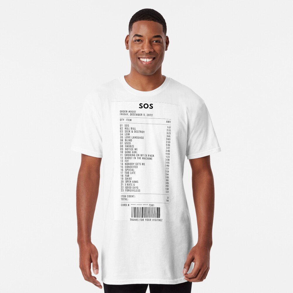 "SOS receipt" Sticker for Sale by 1xstonee-shop | Redbubble