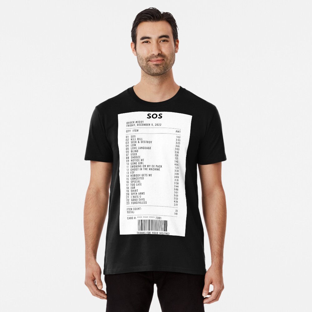 "SOS receipt" Sticker for Sale by 1xstonee-shop | Redbubble