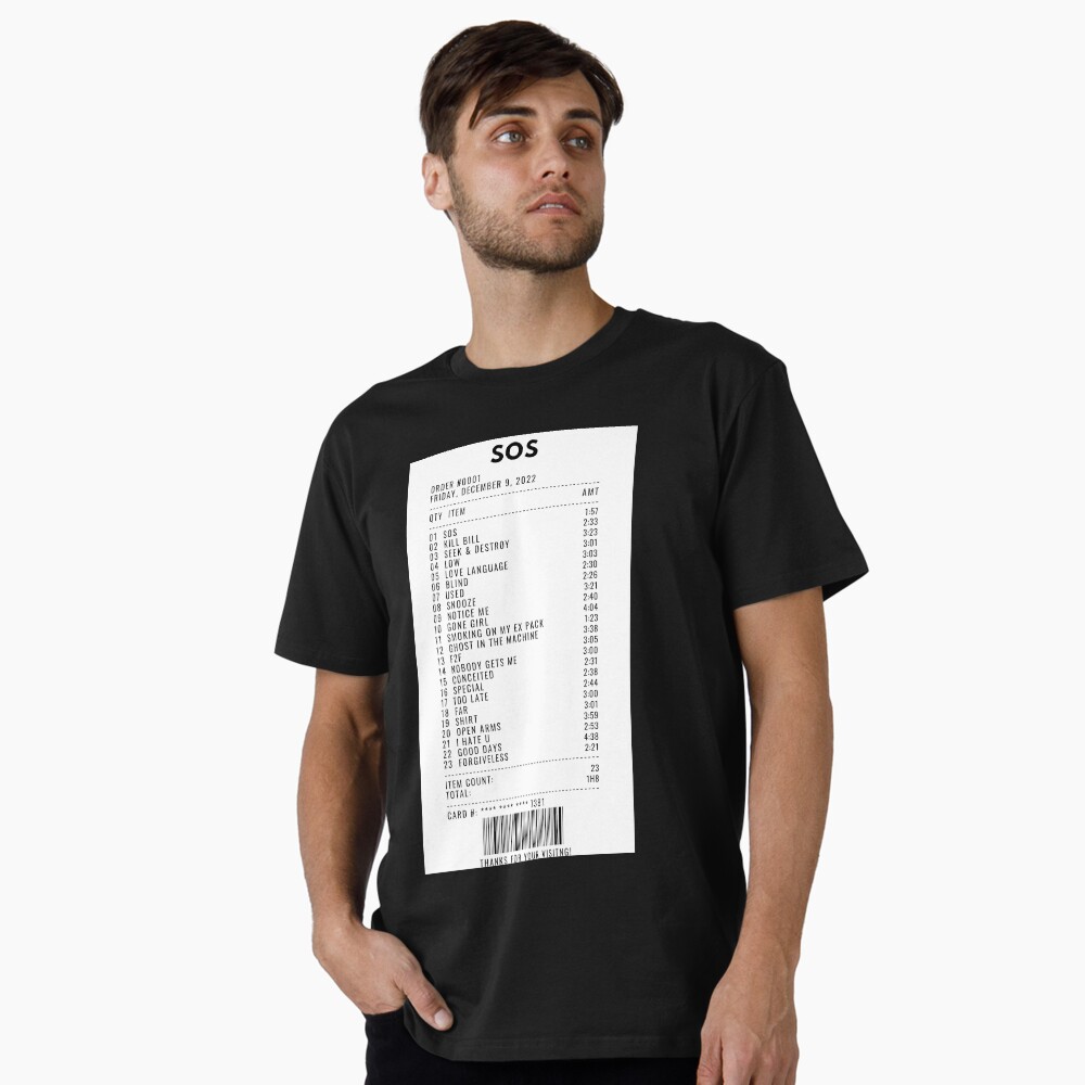 "SOS receipt" Sticker for Sale by 1xstonee-shop | Redbubble