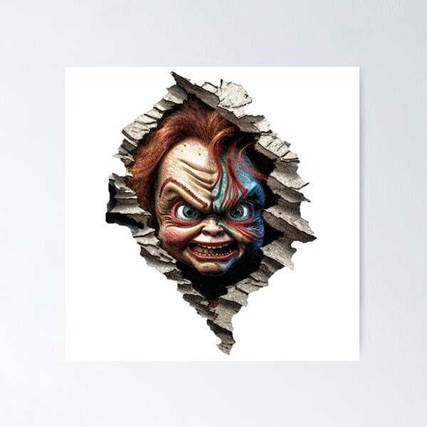 "Chucky Tear Through" Poster for Sale by CheezusCrust | Redbubble
