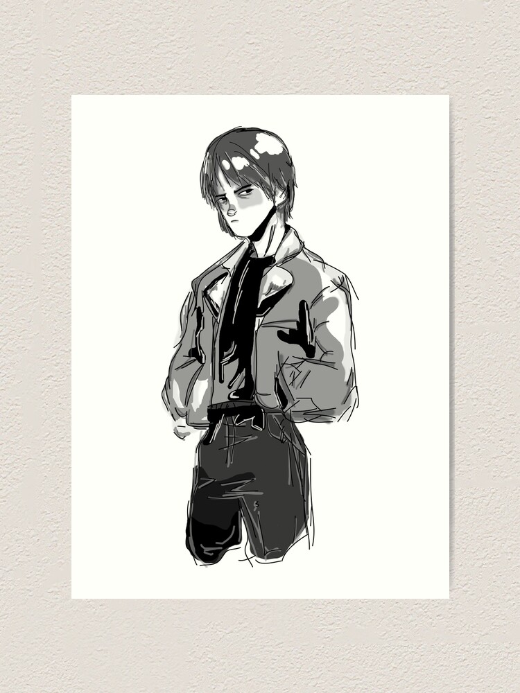 "Jonathan Byers Stranger Things" Art Print by LuisCaceres | Redbubble