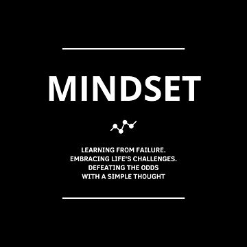 "Mindset Definition | Motivational Mindfulness Sign Quote, Mindset Is ...