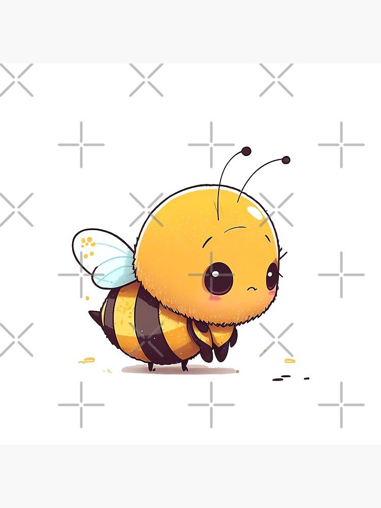 "Cute funny chibi male bee" Art Print by ChibiInstant | Redbubble