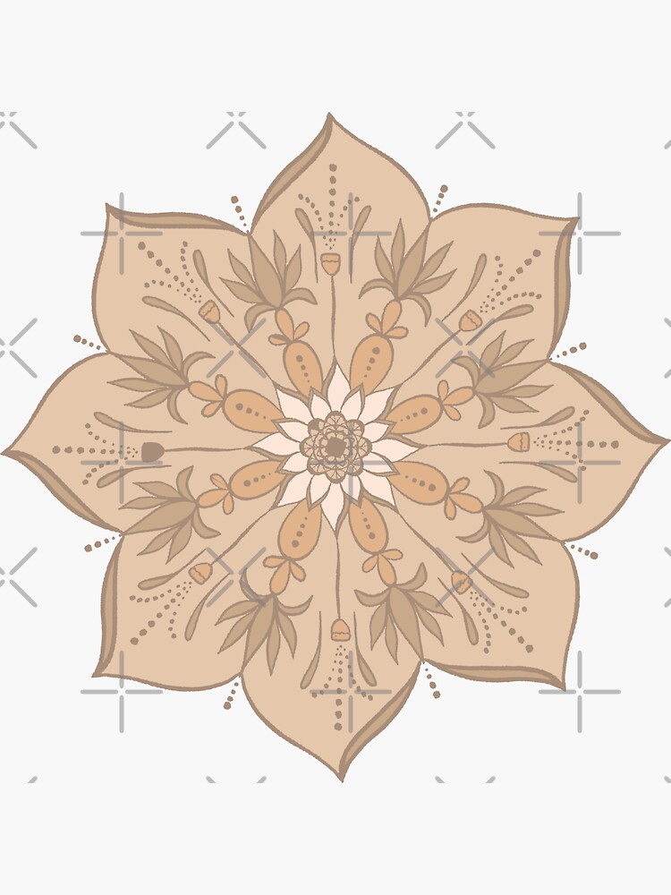 "Mandalas Circle of Life Geometrics in Gold Tan Beige Neutral Home ...