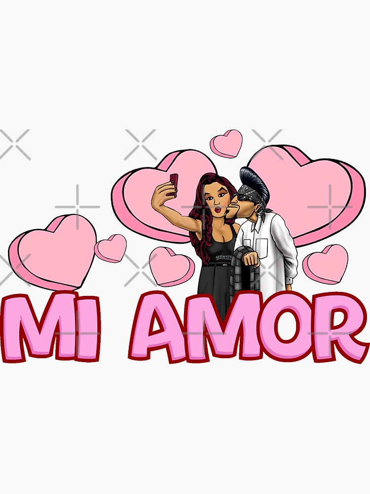"Mi Amor Homies" Sticker for Sale by EnviousObjects2 | Redbubble