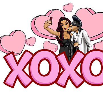 "Homies xoxo" Sticker for Sale by EnviousObjects2 | Redbubble