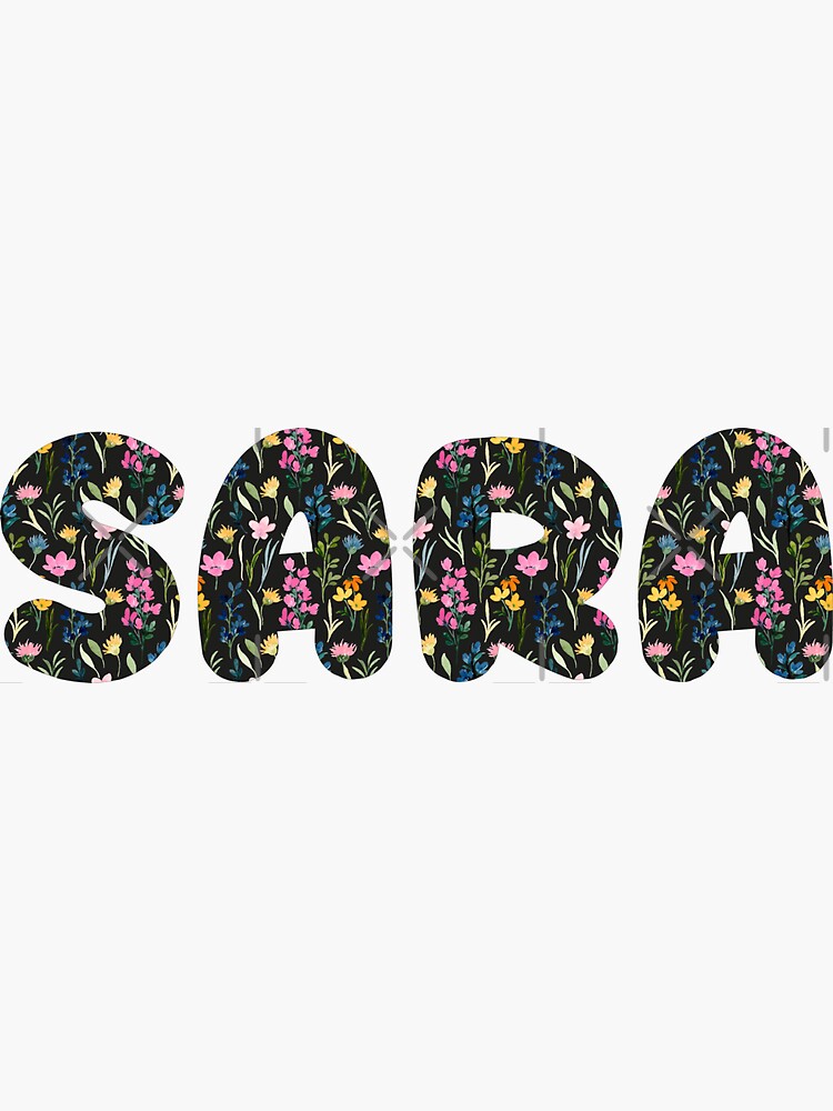 "Sara name, Sara go green!" Sticker for Sale by Danylo Mikhnievych ...