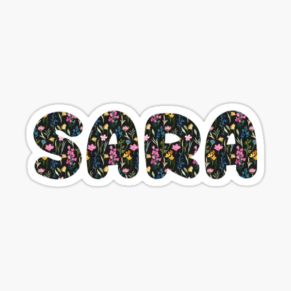 "Sara name, Sara go green!" Sticker for Sale by Danylo Mikhnievych ...