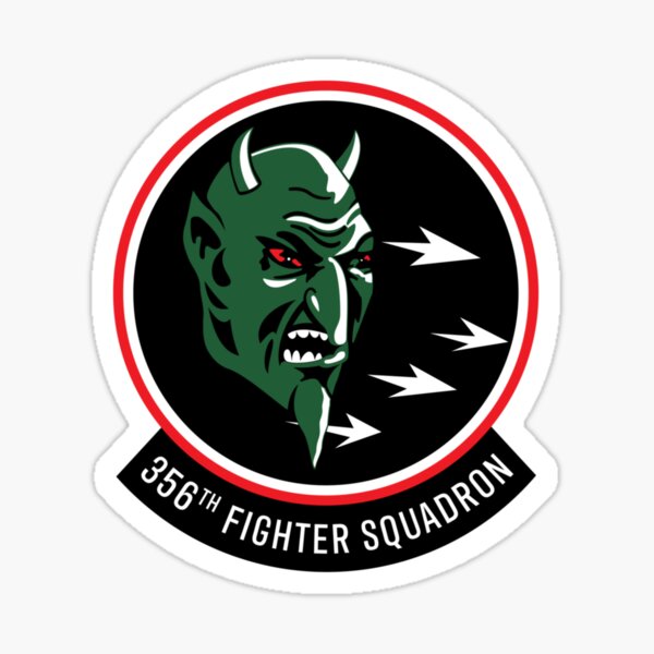 "356th Fighter Squadron" Sticker for Sale by DuckDuckJeep | Redbubble