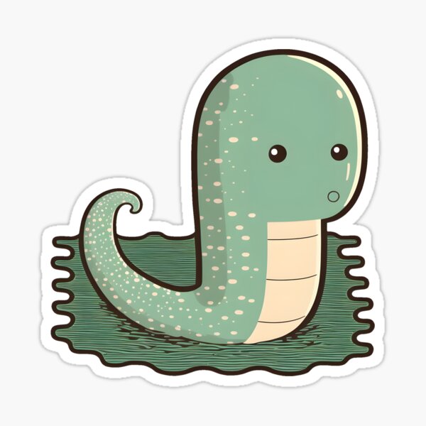 "Big Head Water Snake" Sticker for Sale by CutePlanetEarth | Redbubble