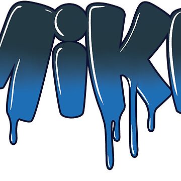 "Mike Name Graffiti" Sticker for Sale by MCustoms | Redbubble