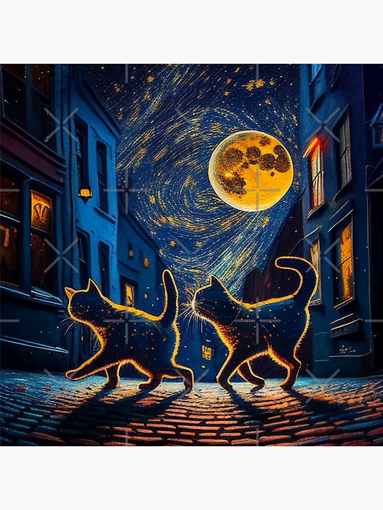 "Yellow Cat and his three-legged friend" Sticker for Sale by fbngodoi ...