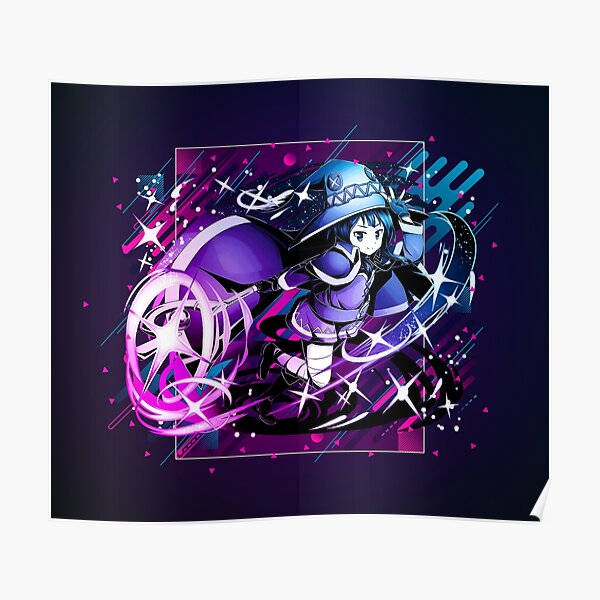 "Megumin - Konosuba *Modern Graphic Design*" Poster for Sale by ...