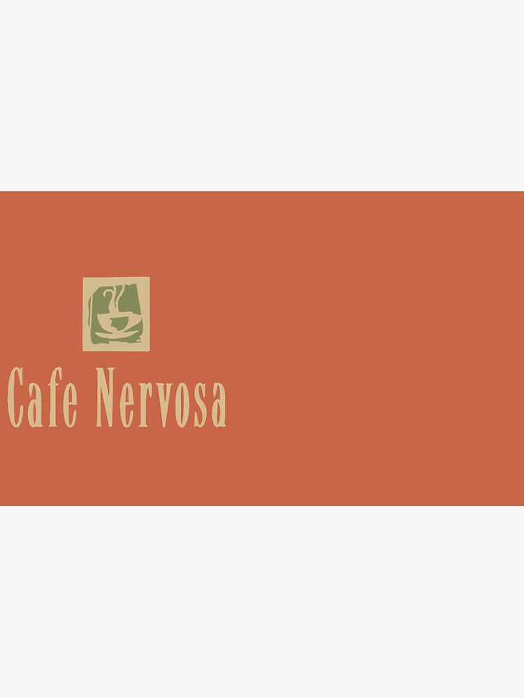 "Cafe Nervosa" Coffee Mug for Sale by GeekyGirlDesign | Redbubble