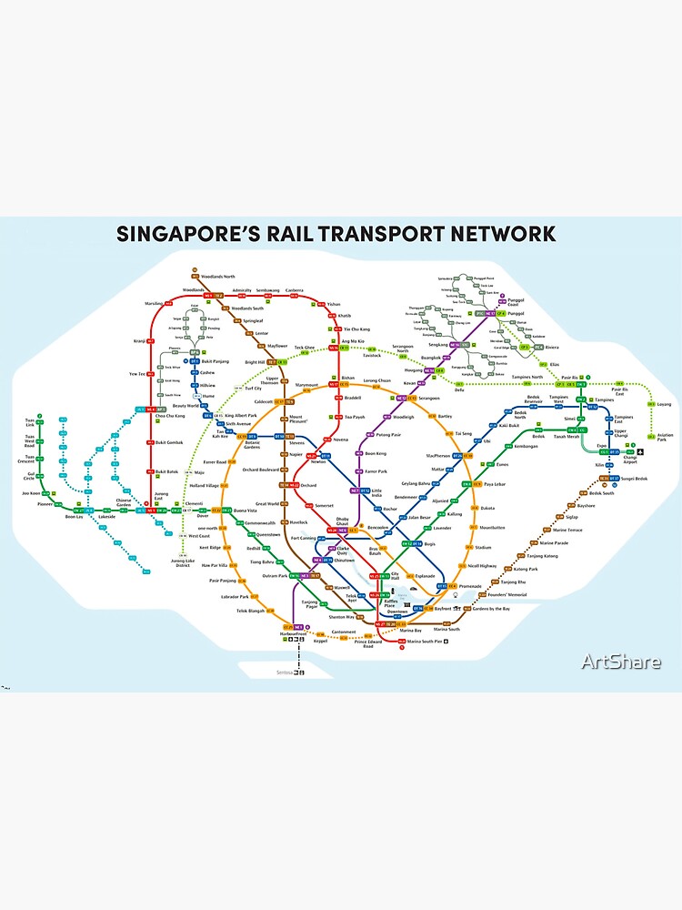 Peta Mrt Singapore 17 Yo S'porean Redesigns MRT Map To Be As Simple
