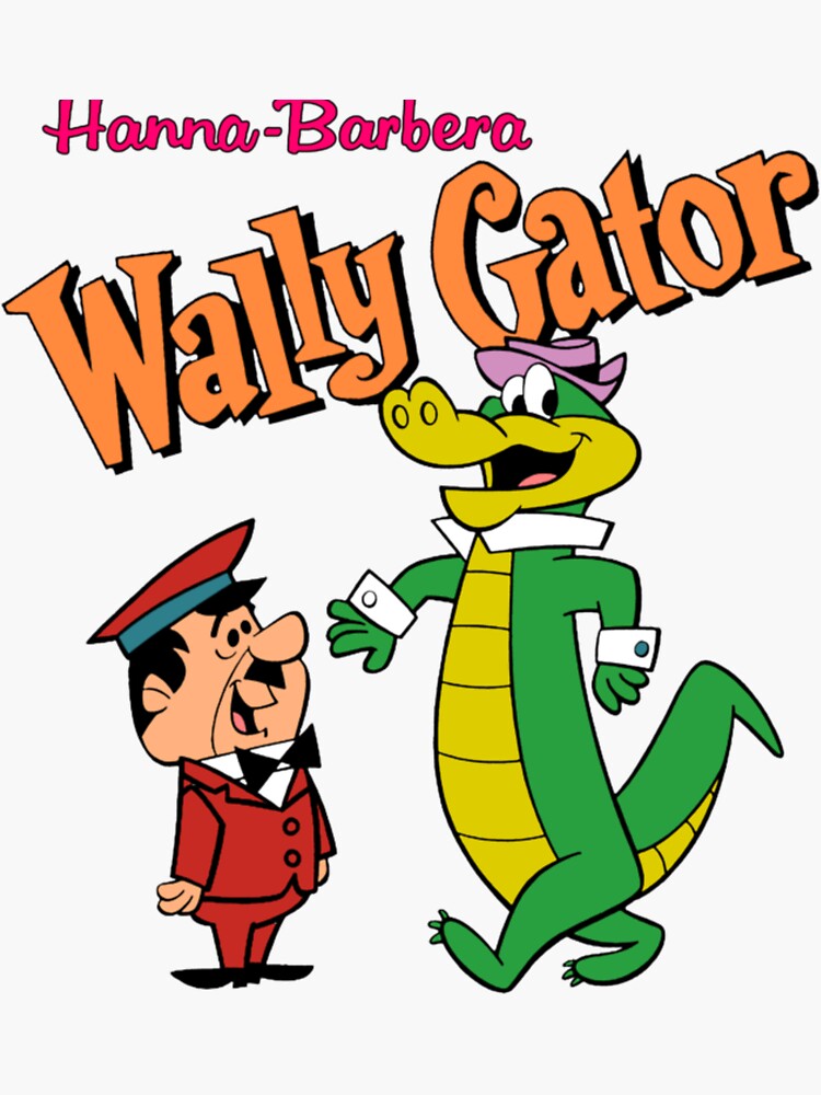 Pegatina «hanna barbera wally gator» de TeresaJodie | Redbubble