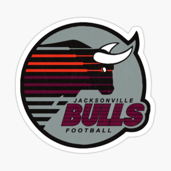 "Jacksonville Bulls United States Football League (USFL) Vintage Logo ...