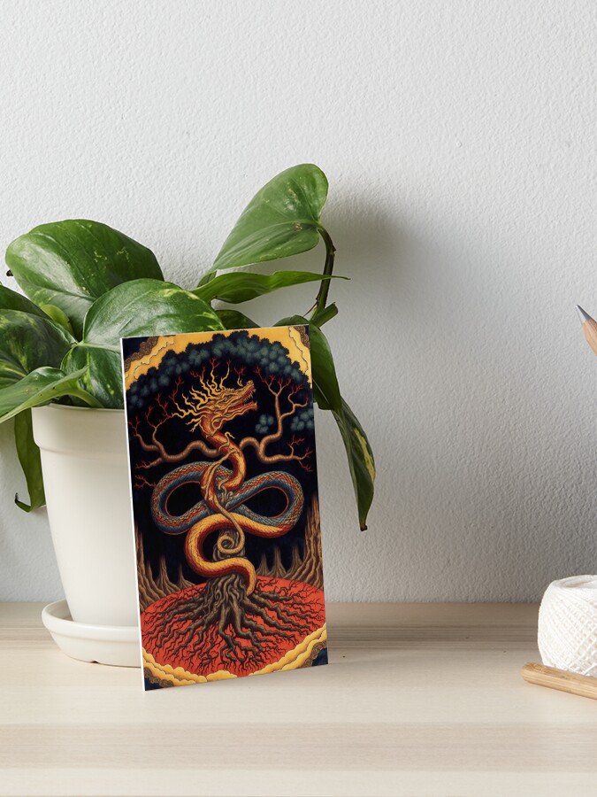 "Carl Jung - Tree Serpent in Forest - Psychology, transformation" Art ...