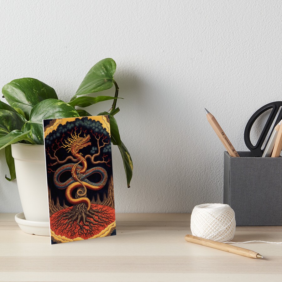 "Carl Jung - Tree Serpent in Forest - Psychology, transformation" Art ...