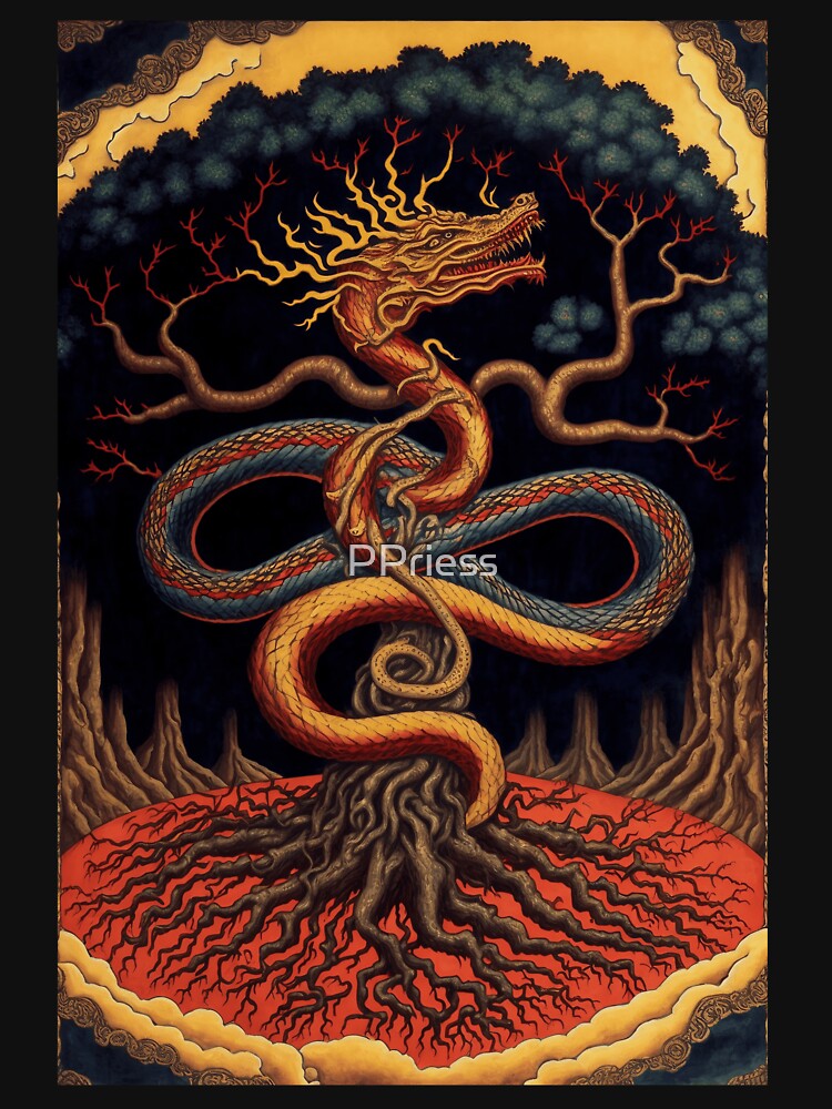 "Carl Jung - Tree Serpent in Forest - Psychology, transformation ...