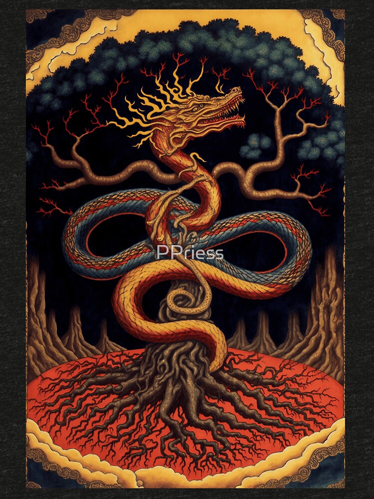 "Carl Jung - Tree Serpent in Forest - Psychology, transformation" Tri ...