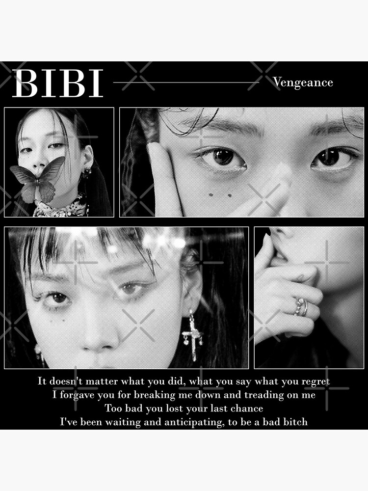 "BIBI Vengeance black" Poster by delusionalstore | Redbubble