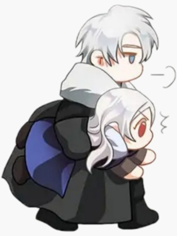 "Fiona and Abel Helion" Sticker for Sale by Nikkiscreation | Redbubble