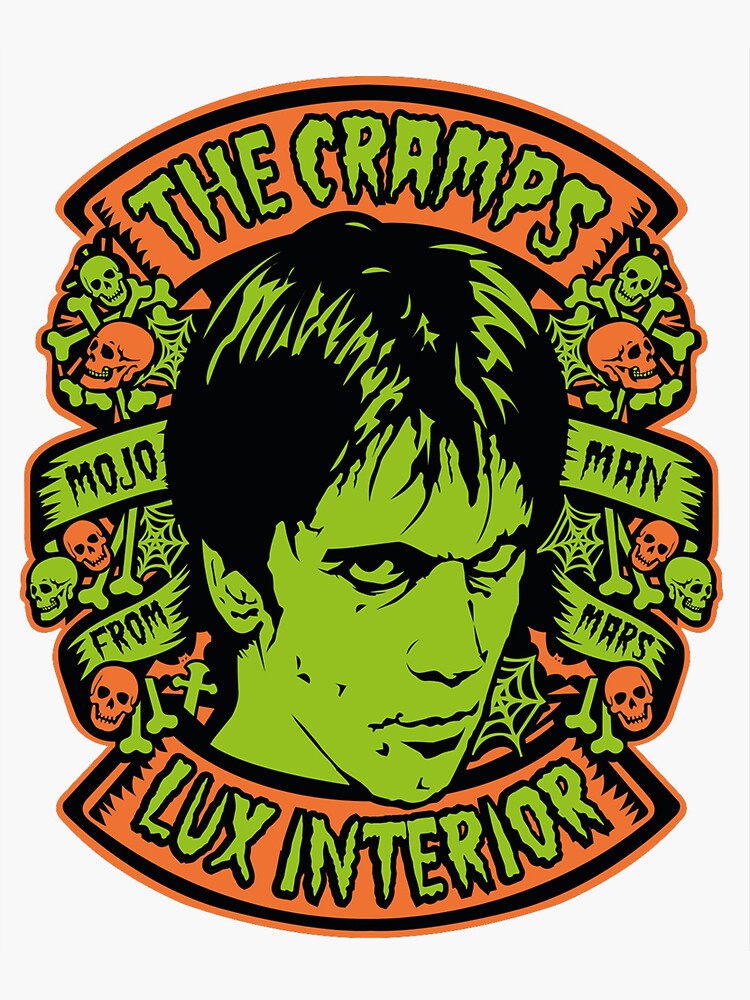 "the cramps" Sticker for Sale by fstentifordbp | Redbubble