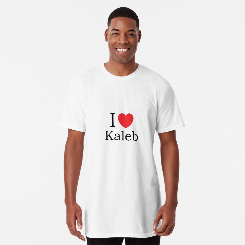 "I Love Kaleb - With Simple Love Heart" Sticker for Sale by ...