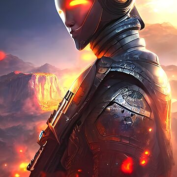 "Human/Alien War - The Lieutenant - AI Generated Sci Fi Concept Art ...