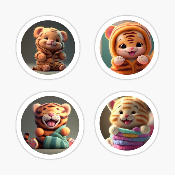 "Cute Kawaii Baby Cub" Sticker for Sale by Woopee | Redbubble