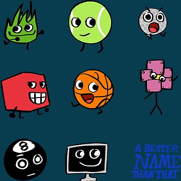 "BFB A BETTER NAME THAN THAT Pack " Sticker for Sale by LeighWalter | Redbubble