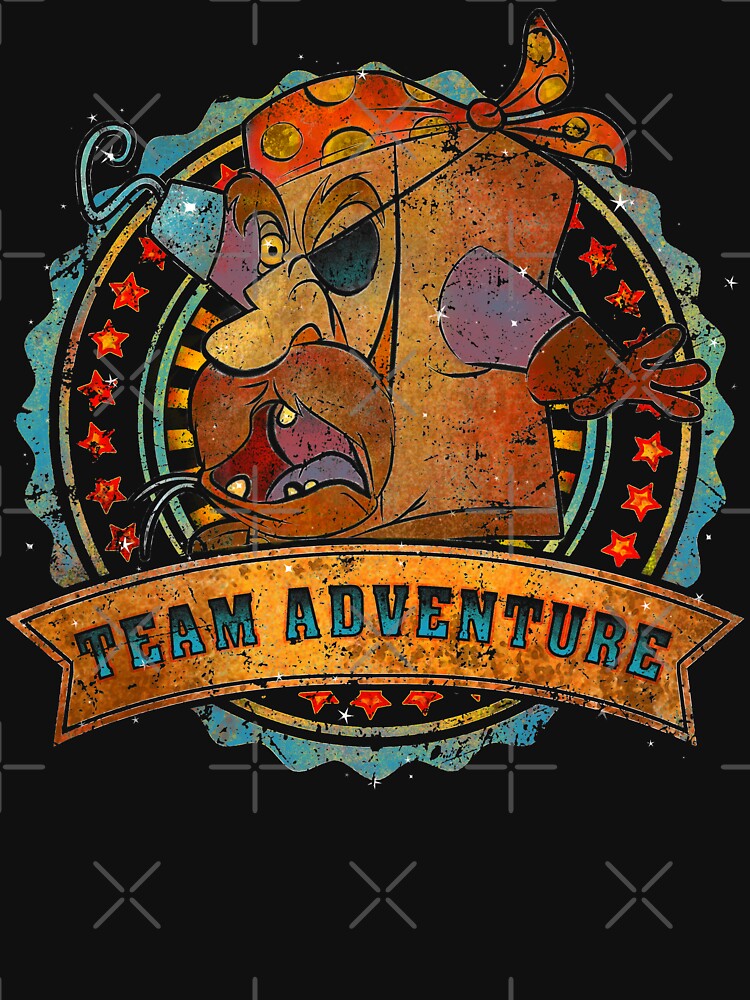 "Team Adventure" T-shirt for Sale by ManuelDA | Redbubble | pagemaster ...