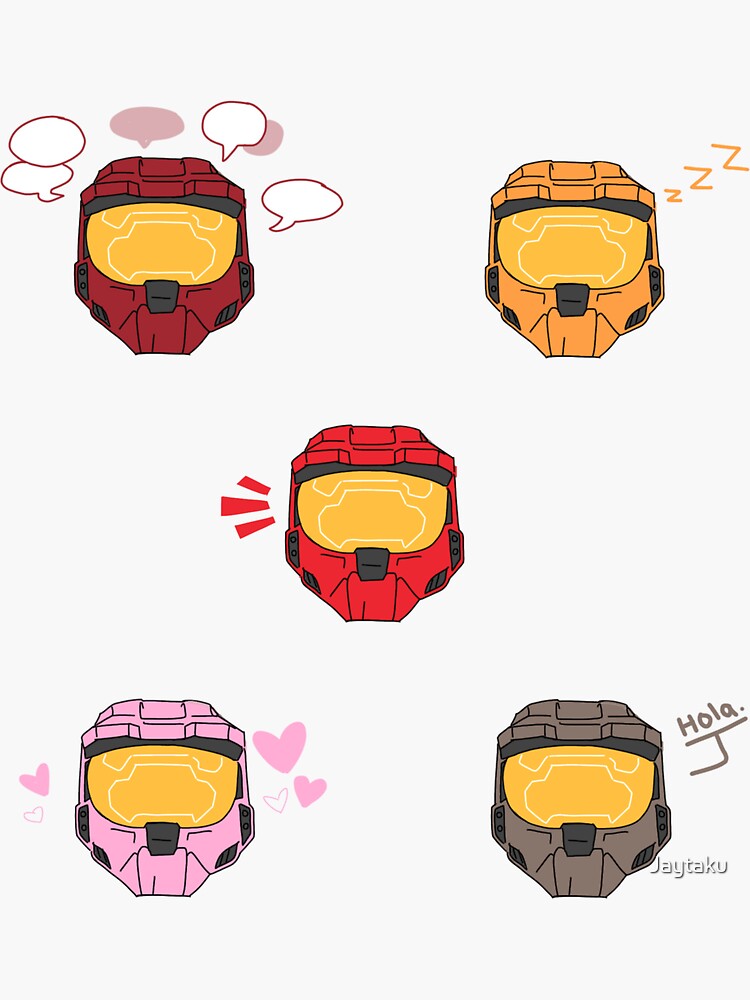 "RvB Red Team" Sticker for Sale by Jaytaku | Redbubble