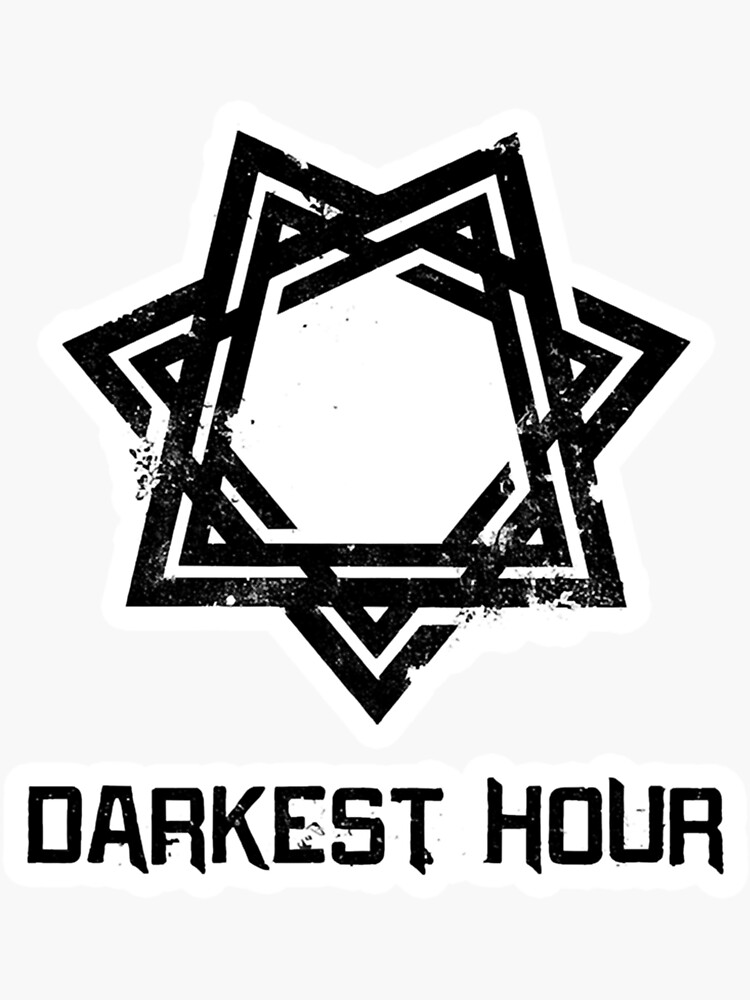 "American heavy metal band darkest hour" Sticker for Sale by ...