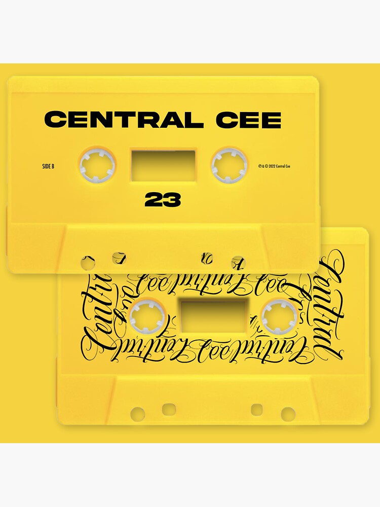 "Central Cee - 23 Album Box Logo" Sticker for Sale by Kayy0Creations ...